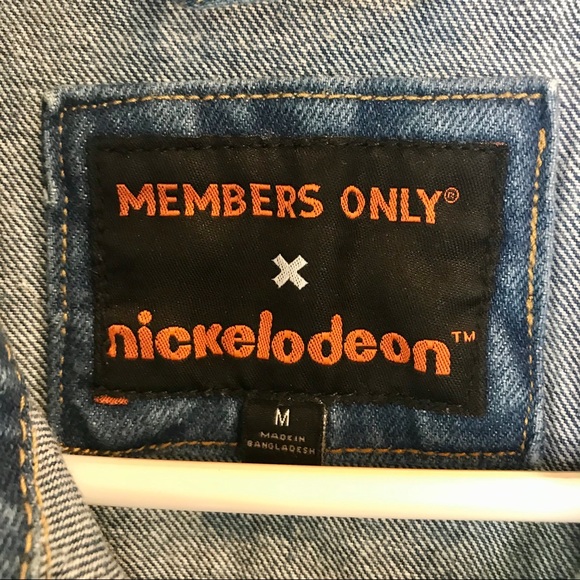 Nickelodeon | Jackets & Coats | Members Only Nickelodeon Spongebob ...